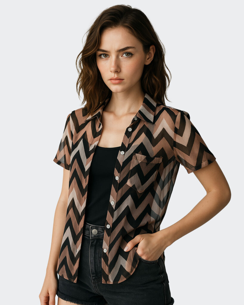 Camisa zigzag pa